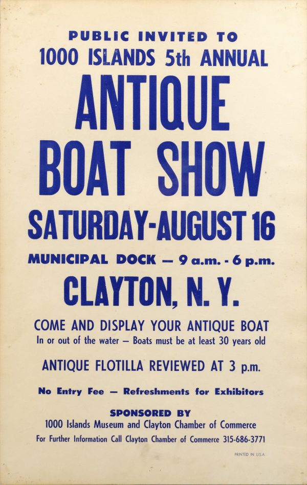 Antique Boat Museum – Antique Boat Show and Auction