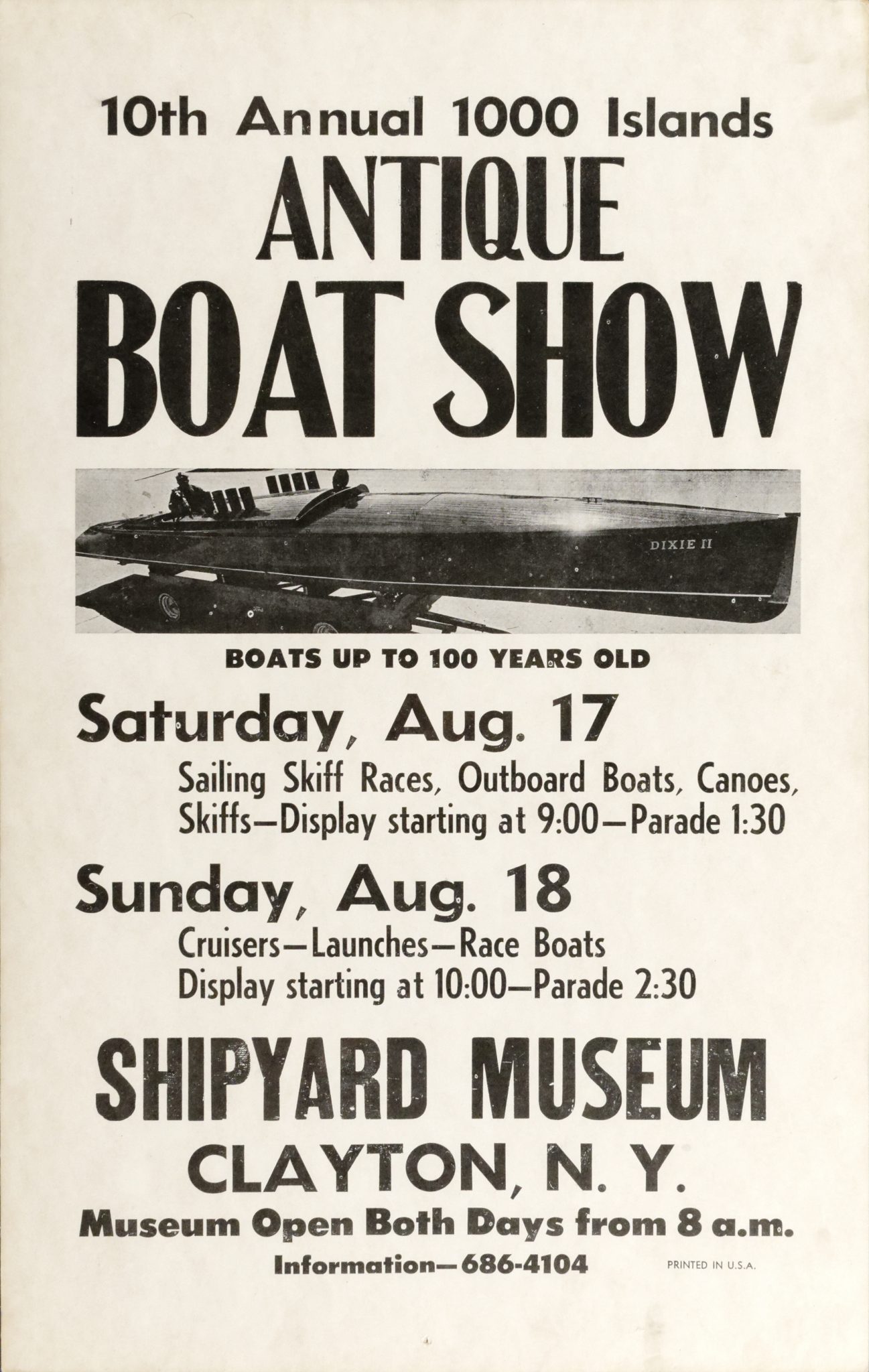 Antique Boat Museum – Antique Boat Show and Auction