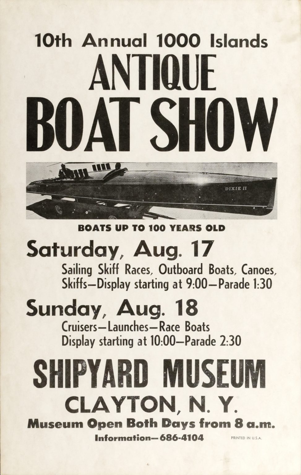 Antique Boat Museum – Antique Boat Show and Auction