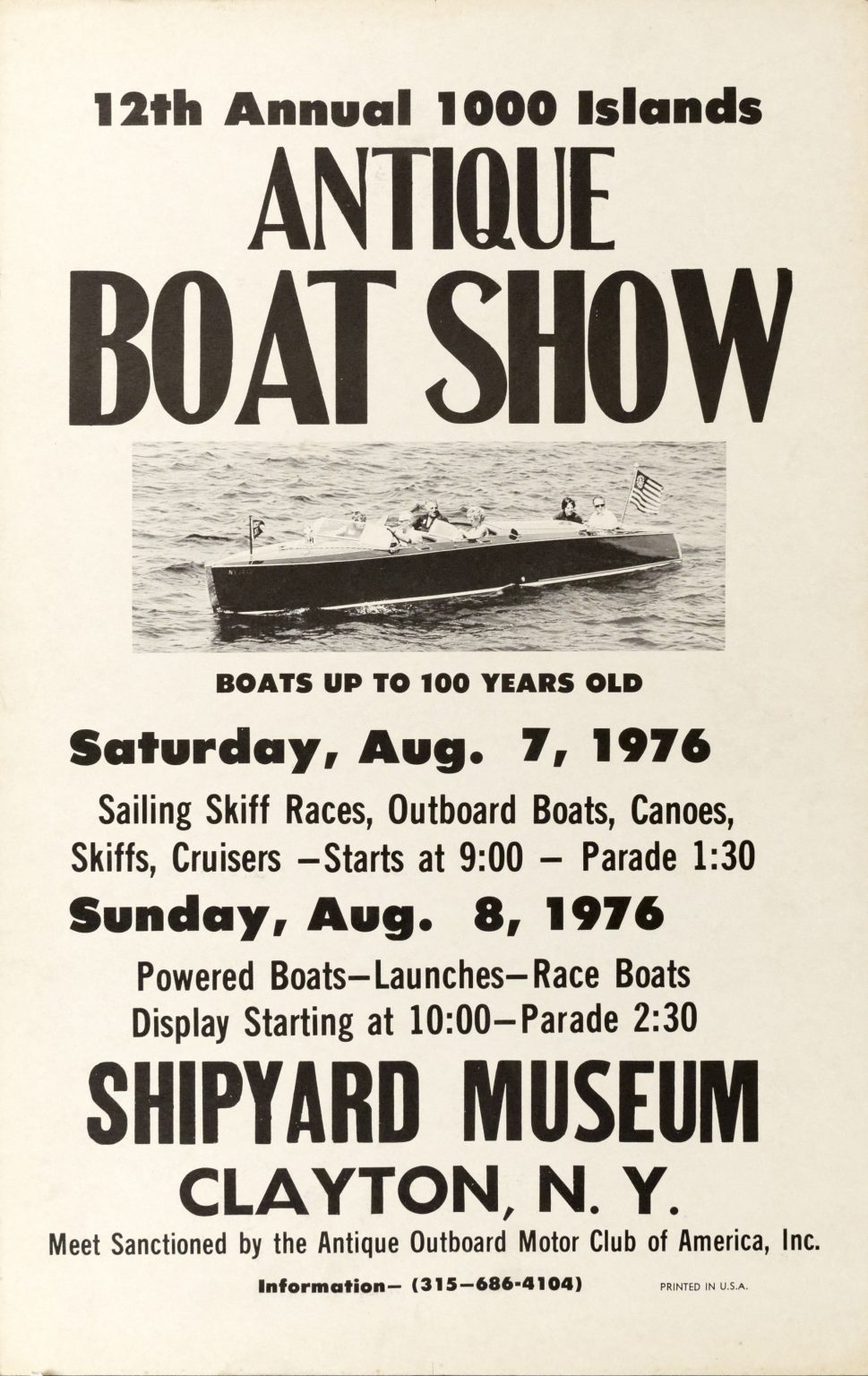 Antique Boat Museum – Antique Boat Show and Auction