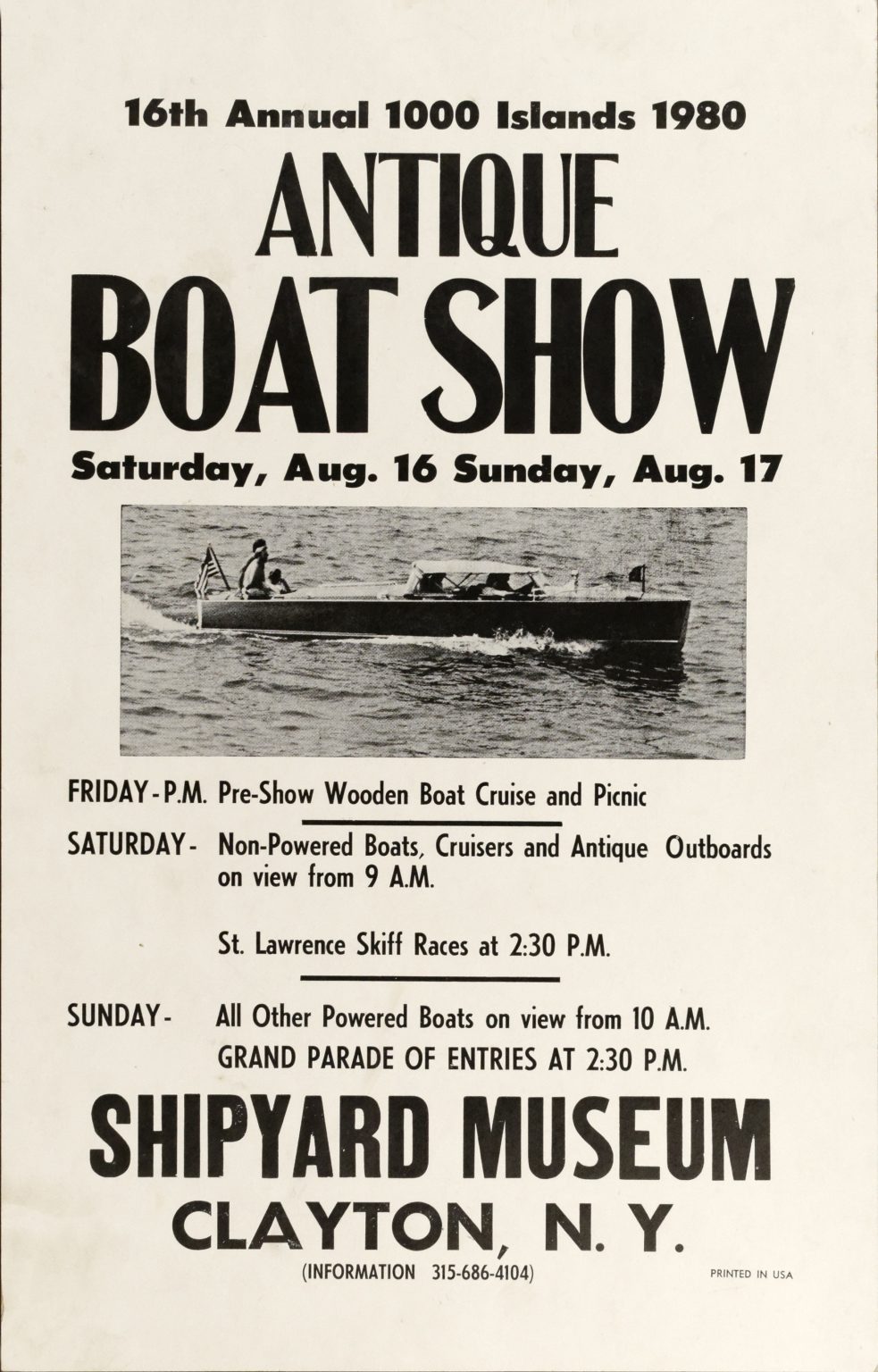 Antique Boat Museum – Antique Boat Show and Auction