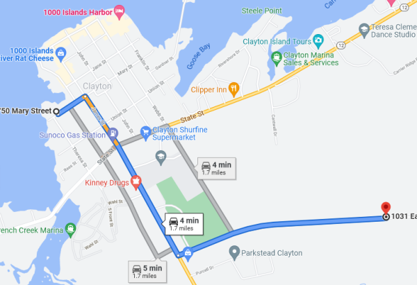 Antique Boat Museum – Directions